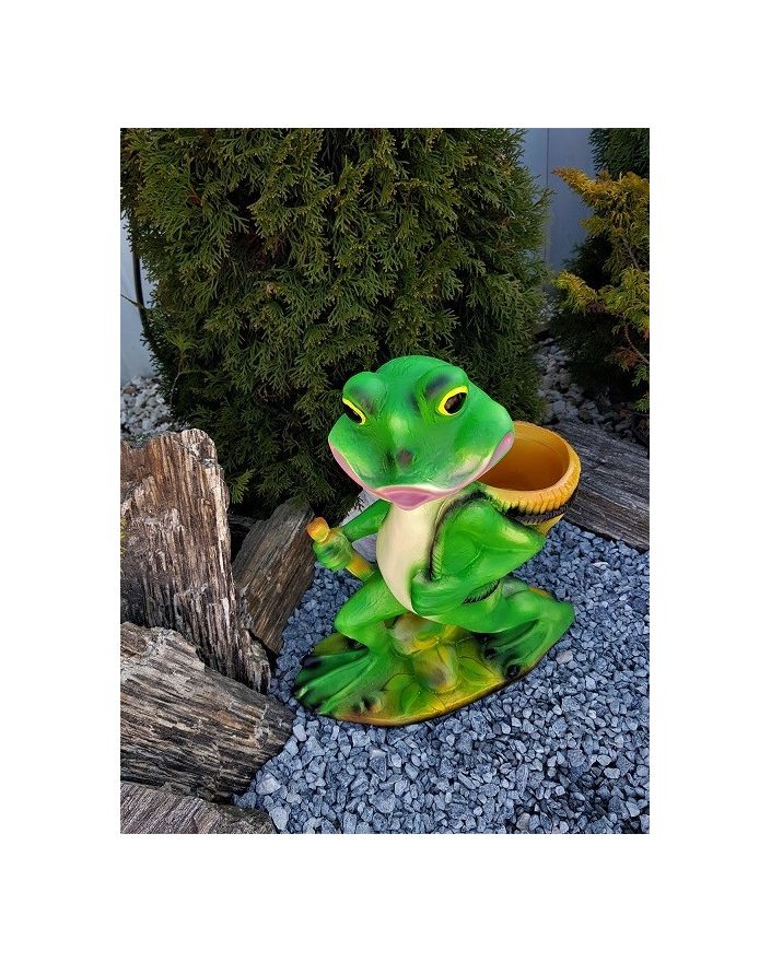 DUŻA ŻABA / ROPUCHA Z KOSZEM NA PLECACH - Sklep Maja Centrum