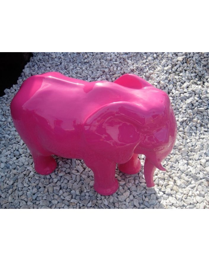 DUŻY SŁOŃ STOJĄCY - RÓŻOWY DESIGN
