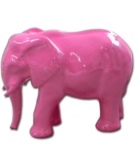 DUŻY SŁOŃ STOJĄCY - RÓŻOWY DESIGN