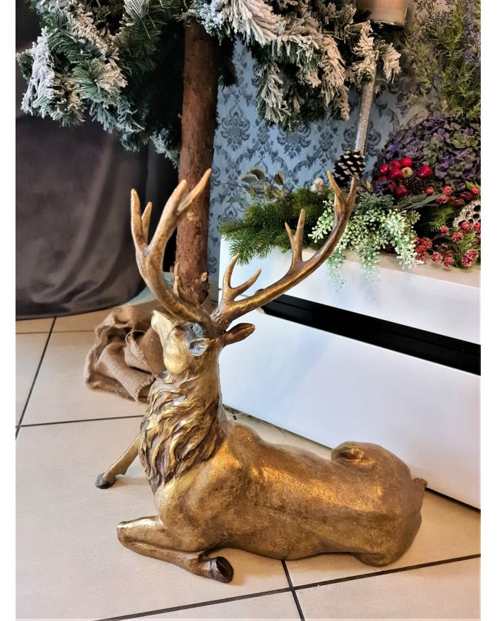 RENIFER / JELEŃ - ZŁOTY model XIII - design - Sklep Maja Centrum